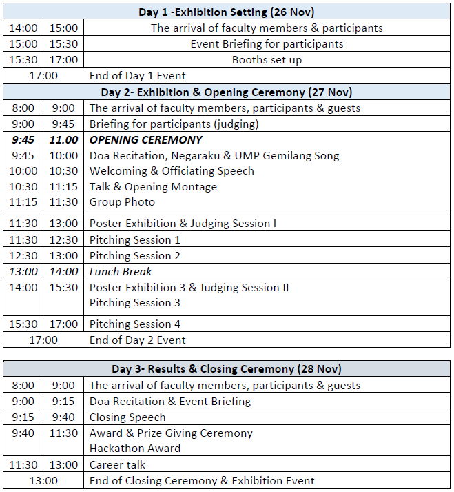 iCE-CInno Official Website - Program Tentative